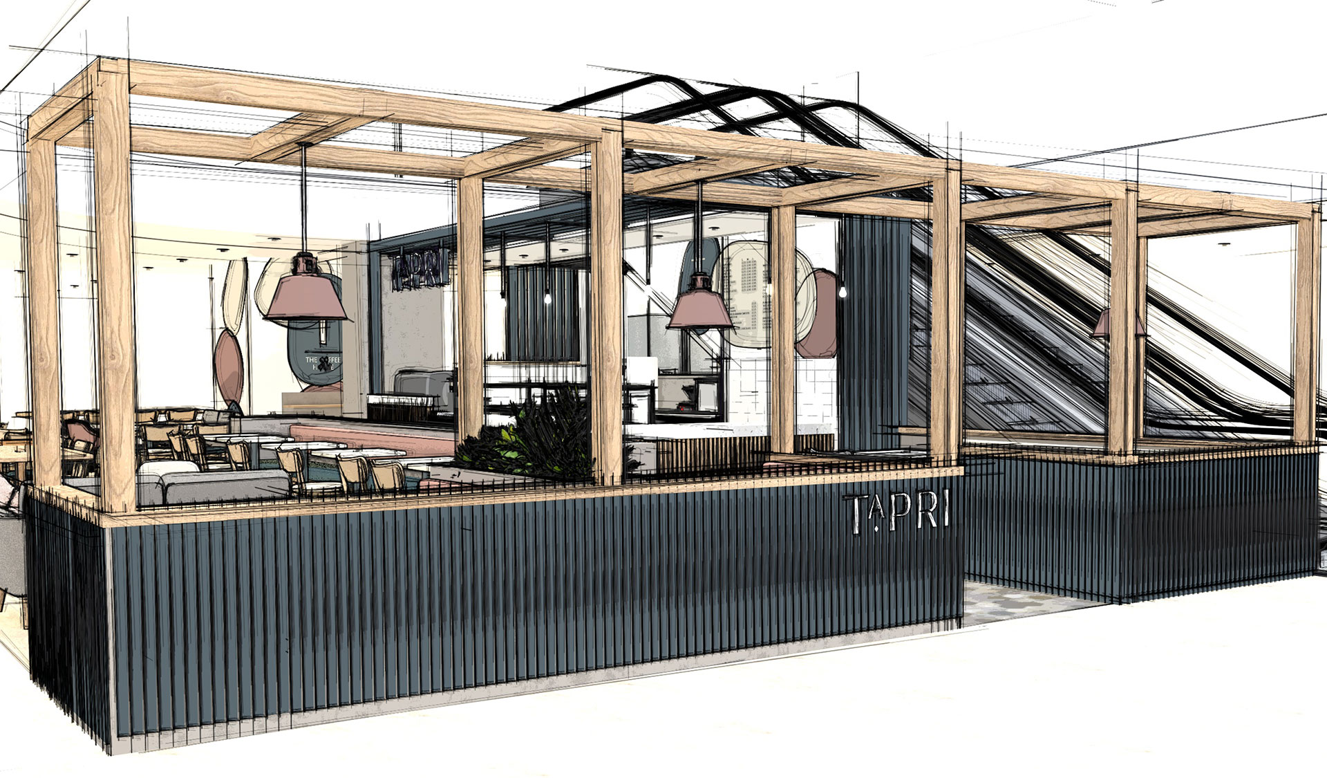 Tapri Cafe Design | Community-Focused Coffee Shop Interior